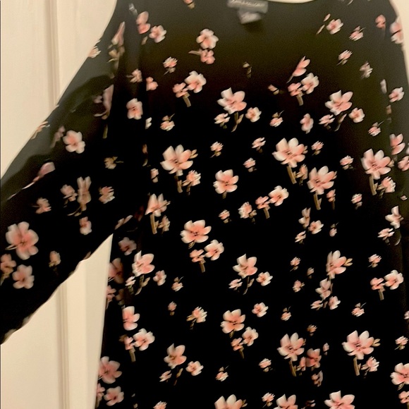 Kate & Mallory | Dresses | Kate Mallory Elegant Black Blouse | Poshmark
